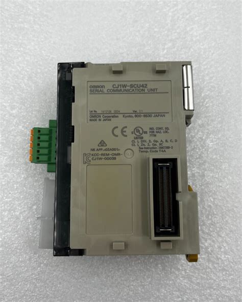 Omron CJ1W SCU42 Serial Communication Unit Novus Ferro Pte Ltd