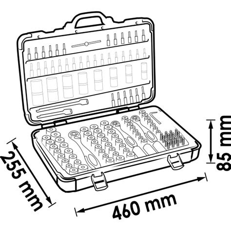 Socket Set Steckschlüssel System Kombinationen Sockets Hand Tools