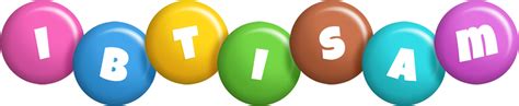 Ibtisam Logo Name Logo Generator Candy Pastel Lager Bowling Pin