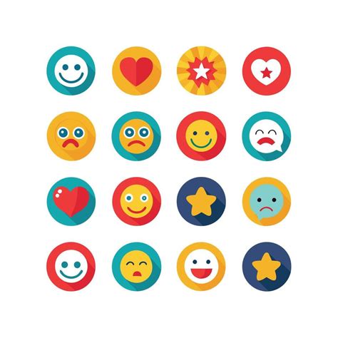 Reaction Icon Set Collection Illustration 47566305 Vector Art At Vecteezy