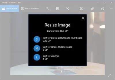 How To Quickly Resize Images Using Photos App In Windows
