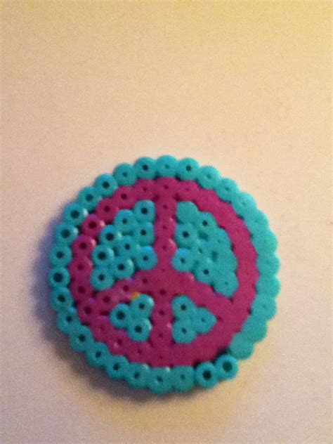 Perler Bead Peace Sign By Yinlizzy On Deviantart