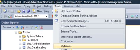 Sql Server Include Column Header When Copying Or Saving The Results Sql Server Portal