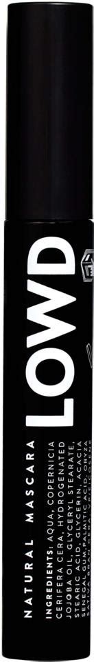 Lowd Cosmetics Natural Mascara 10 Ml