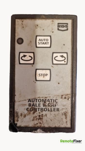 Rds Mchale Bale Wrap Remote Control Repair Repair Reference 17945