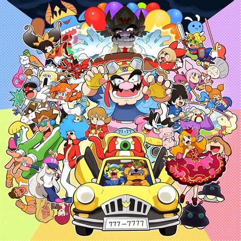Warioware Wallpaper Pin Page