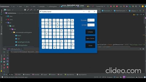 Sudoku Game Javafx Java Game Intellij Youtube