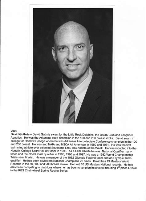 Arkansas Swimming David Guthrie