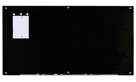 Wall Mounted Black Dry Erase Board For Home And Office Audio Visual Direct