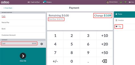 How To Manage Customer Tips With Odoo 16 Pos