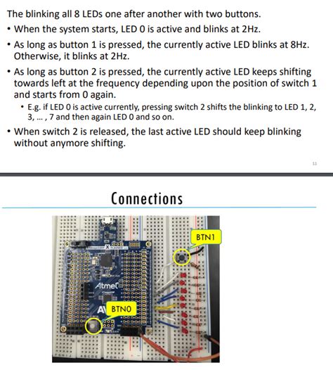 The Blinking All Leds One After Another With Two Chegg