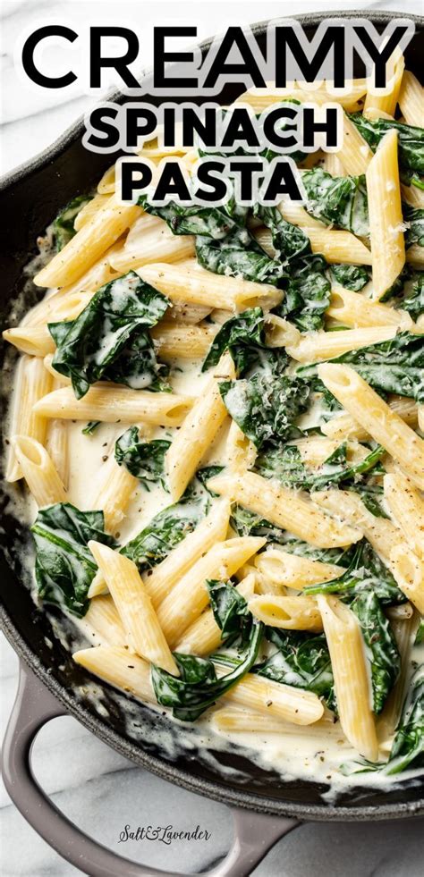 Creamy Spinach Pasta Artofit