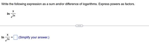 Solved Lne3xx Lne3xx Simplify Your Answer