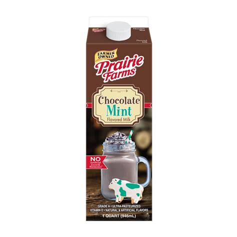 Chocolate Mint Flavored Milk Uht Prairie Farms Dairy Inc
