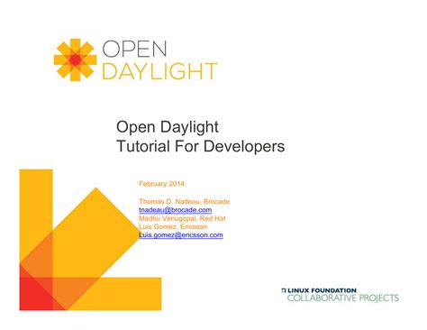 Opendaylight Tutorial Pdf Shelly Lighting