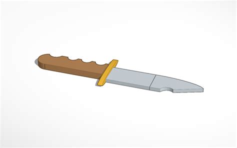 3d Design Knife Tinkercad