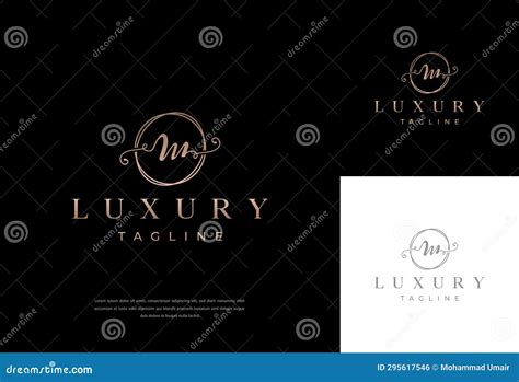R Letter Calligraphy Minimal Monogram Emblem Style Vector Logo With