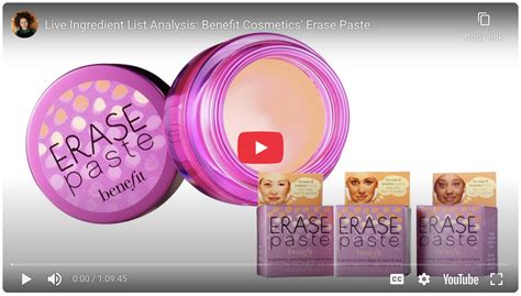 Benefit Cosmetics Erase Paste Humblebee And Me