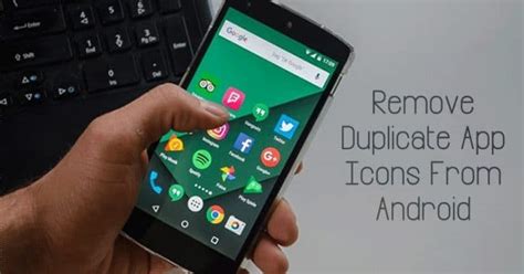 how to remove duplicate app icons from the android home screen