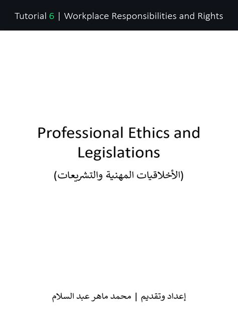 Tutorial 6 Ethics Pdf