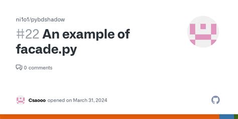 an example of facade py · issue 22 · ni1o1 pybdshadow · github