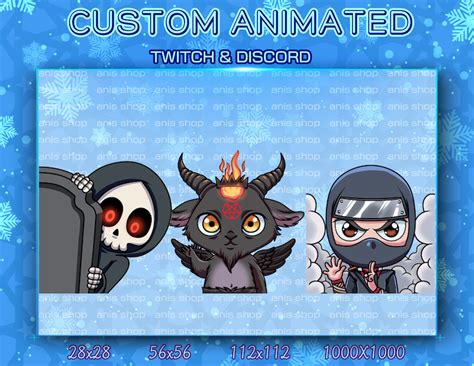 Custom Animated Emotes Twitch Emotes Bundle Create Emotes Etsy