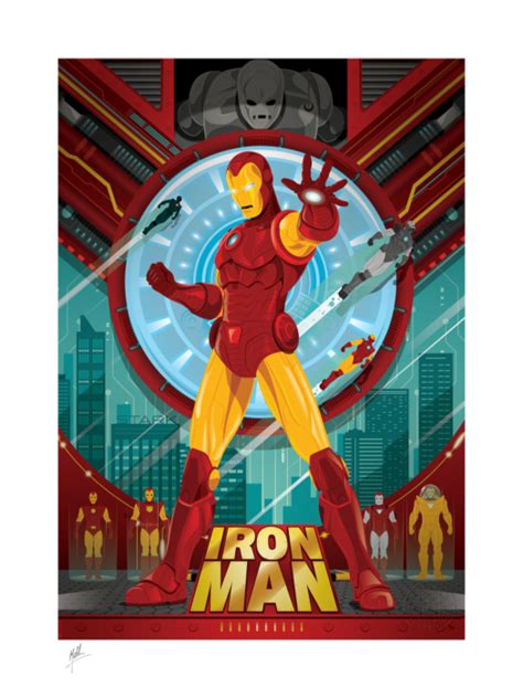 Iron Man Iron Man Fine Art Print By Mike Mahle And Sideshow