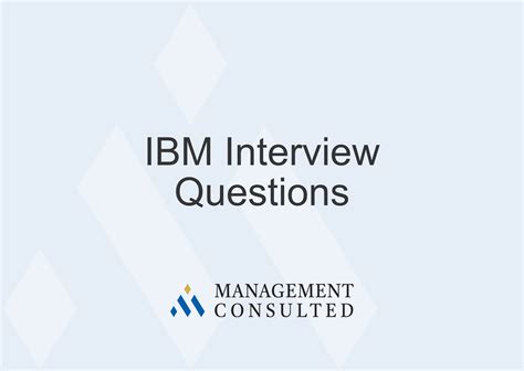 Ibm Interview Questions Resume Cover Letter And Interview Resources