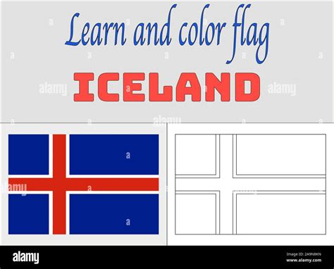 National Flag Coloring Book Pages For Education And Learning Original