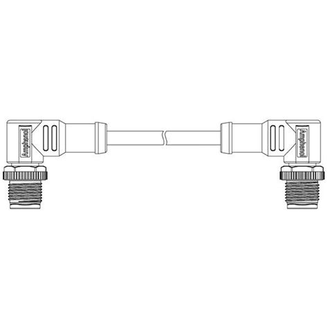 M Series Sensor Connector M D Code Plastic A Pins Male Connector Male Contact