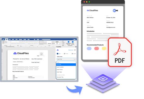 cloudfiles automated document generation in salesforce
