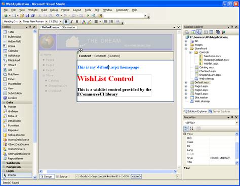 ScottGu S Blog Building Re Usable ASP NET User Control And Page Libraries With VS 2005