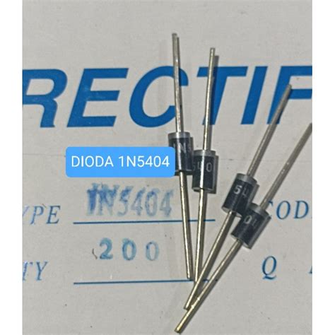 Jual Dioda 1n5404 Diode 1n 5404 3a 3 Ampere Shopee Indonesia