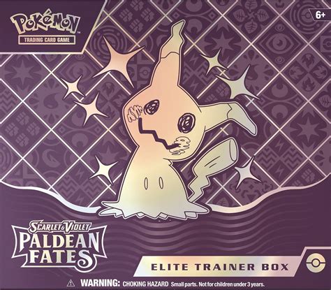 Pokémon Scarlet And Violet Paldean Fates Elite Trainer Box • Pris