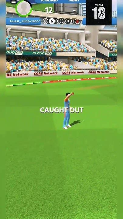 Cricket League Game 🎮 Caught Out 😱🏏 Cricket Trending Viral