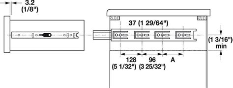 22 Drawer Slide Side Mounted Accuride 3832 Advance Design