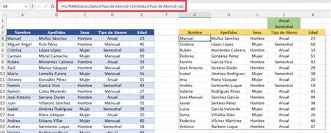 La función FILTRAR Trucos avanzados Tutorial Excel
