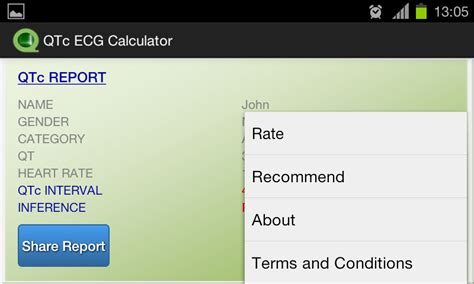 QTc ECG Calculator Amazon Com Appstore For Android