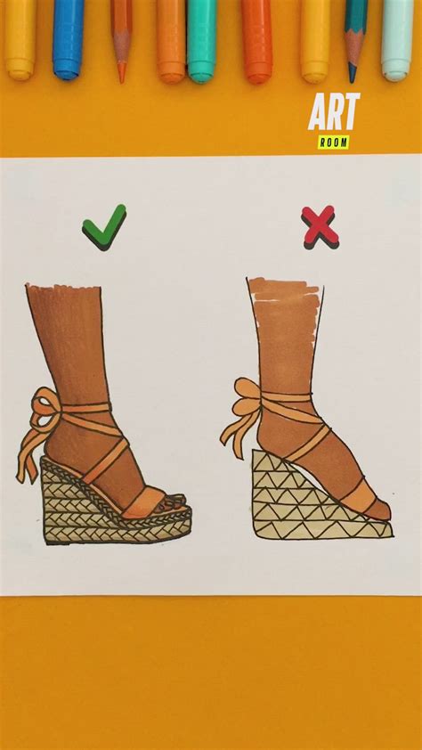 Tutoriel Dessin🖍️🎨 Une Technique Facile Pour Dessiner Des Talons En