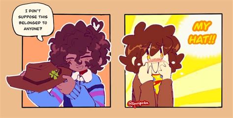 Clover Learns Where Frisk Got Clovers Hat Rundertaleyellow
