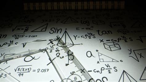 Science Calculation Physics Math And Chemisrty Formulas Background