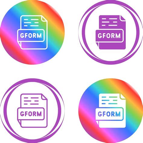 GFORM Vector Icon 40766601 Vector Art at Vecteezy