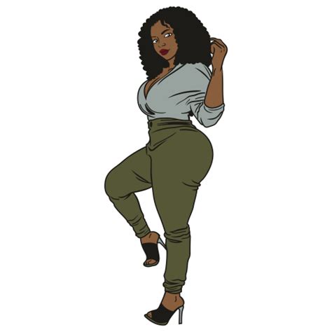 Thick Afro Woman Svg Afro Woman Svg Black Girl Logo Black Woman