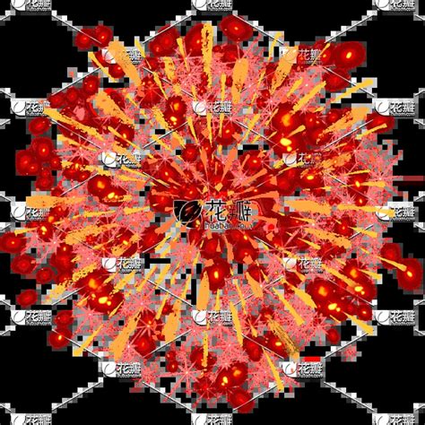 国庆节十一插画烟花元素素材素材 花瓣网