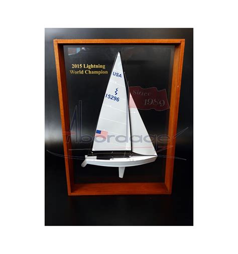 International Lightning Class Framed Half Model