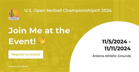 Tia Foxx On Linkedin U S Open Netball Championships® 2024 Registration Hosted By Whova