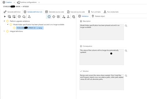 validation model folder specification has been phased out but is no