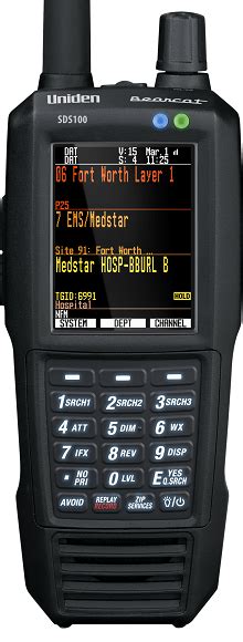 Uniden Sds100 Aktivováno Dmr Nxdn Elix