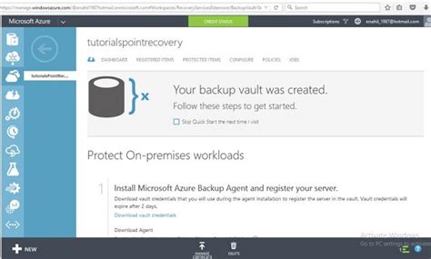 Microsoft Azure 备份和恢复 Gingerdoc 姜知笔记