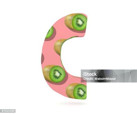 3d 장식 알파벳 대문자 C 사용 키 위 패턴 0명에 대한 스톡 사진 및 기타 이미지 0명 갈색 과일 Istock